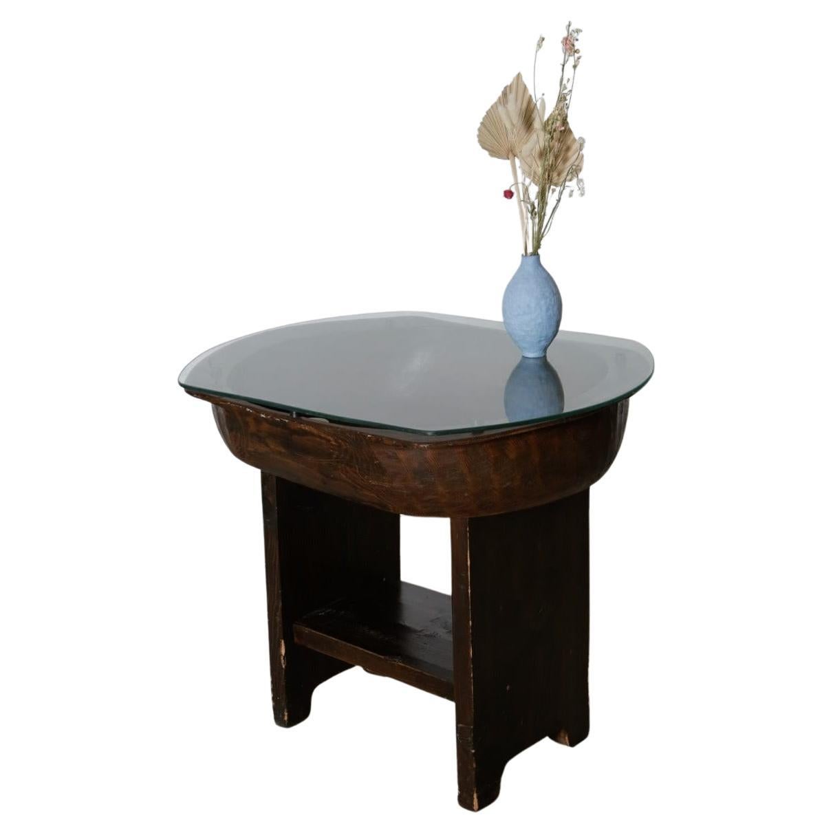 Colonial Jackfruit Wood Console Table For Sale at 1stDibs