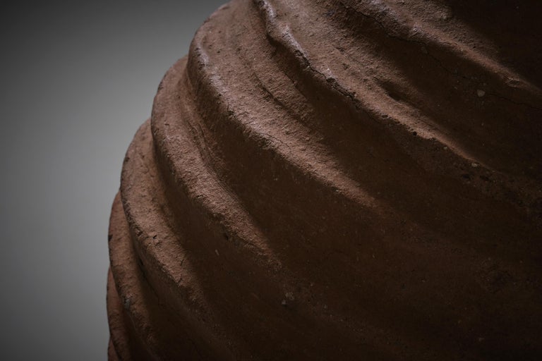 Authentic 19th Century Greek Terracotta Pithari Jar For Sale at 1stDibs