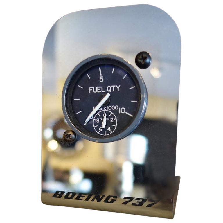 Authentic Aircraft Boeing 737 Cockpit Instrument Fuel Gauge For Sale at ...