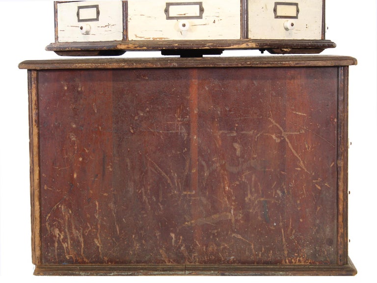 Authentic American Hardware Store Multi-Drawer Rotating Parts Display ...