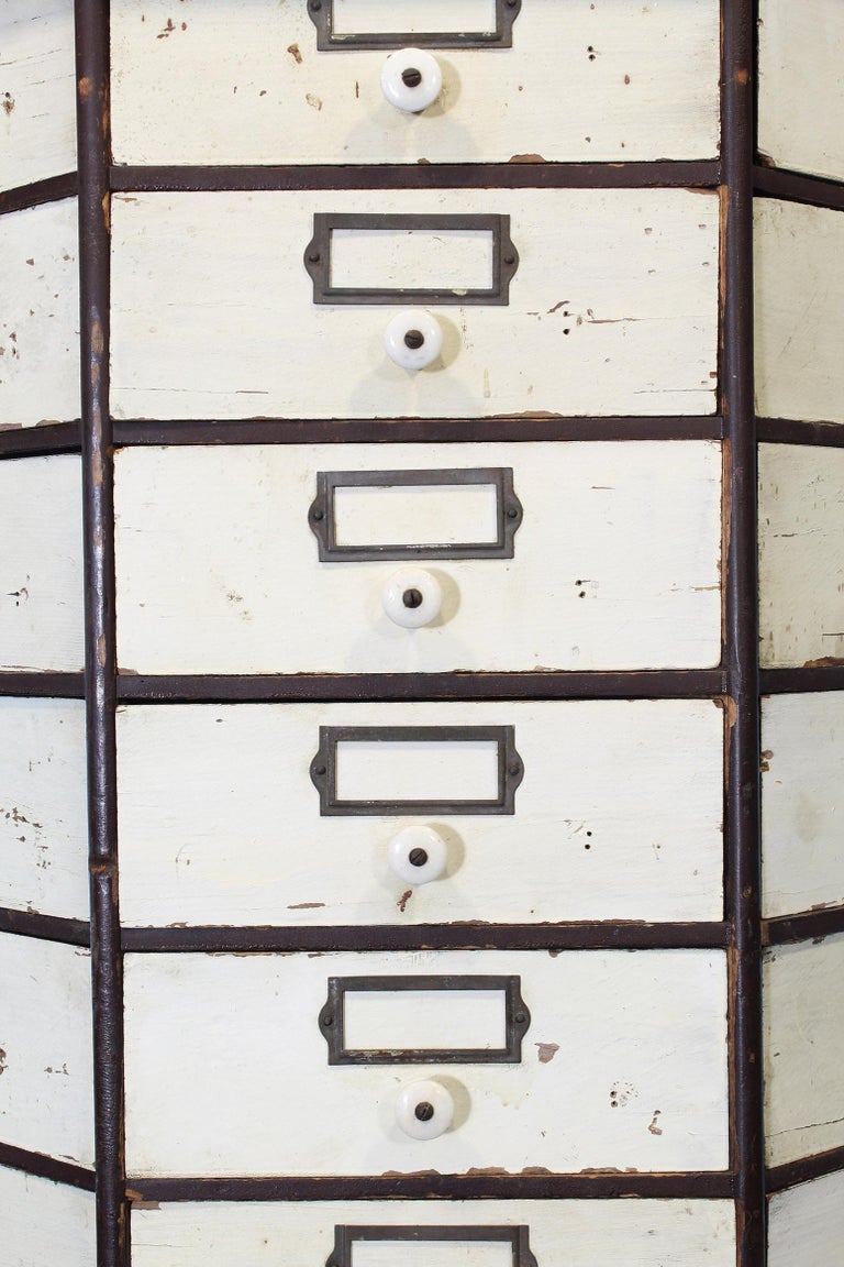 Authentic American Hardware Store Multi-Drawer Rotating Parts Display ...