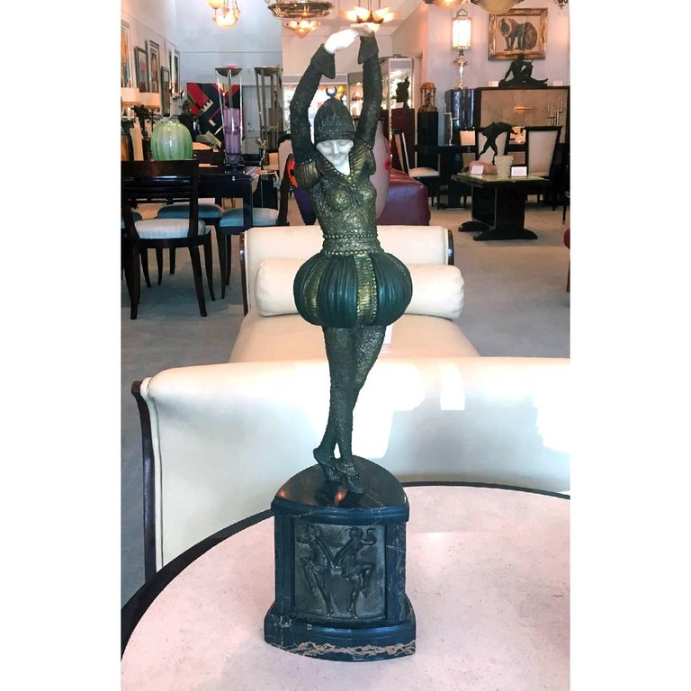 Authentic Art Deco Sculpture by Demetre Chiparus at 1stDibs