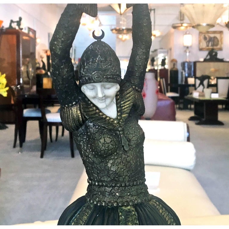 Authentic Art Deco Sculpture by Demetre Chiparus at 1stDibs