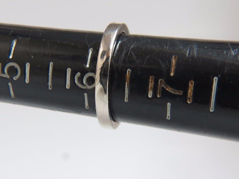 Authentic Asprey .65 Carat Natural Princess Cut Diamonds Band For Sale ...