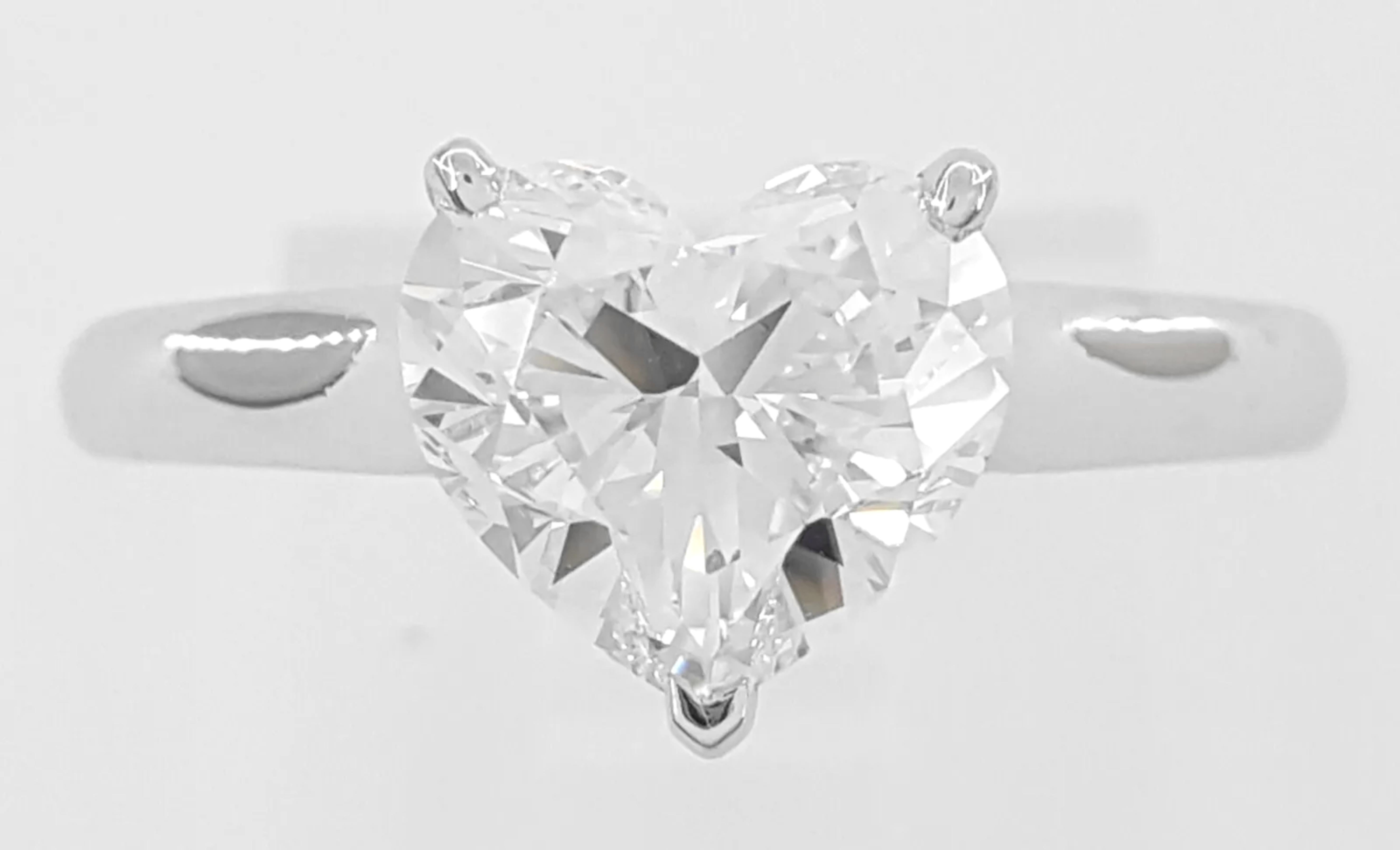 Cartier 1895 Brilliant Diamond Solitaire Platinum Engagement Ring GIA ...