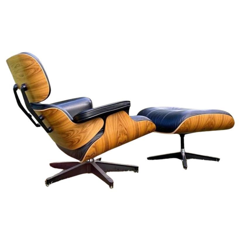 Authentic Eames Chair and Ottoman by Herman Miller For Sale at 1stDibs