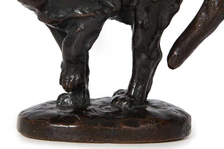 Authentic Frederick Roth "Hissing Cat" '1913' Bronze Sculpture, Gorham ...