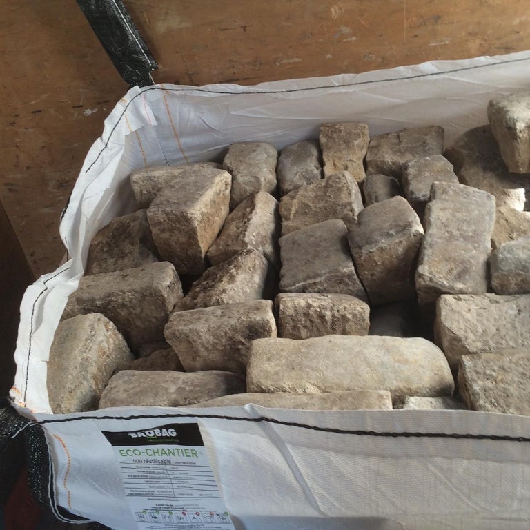Authentic French Antique Cobble Stone from France, 17th Century For ...