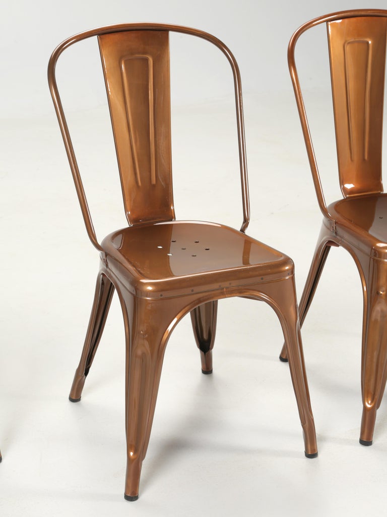 Authentic French Tolix Steel Stacking Chairs, Showroom Samples 100's ...
