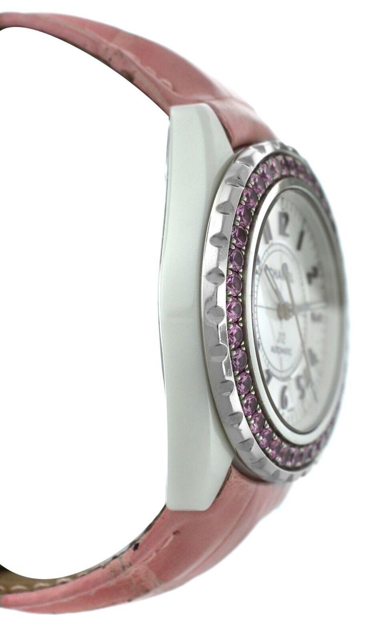 Authentic Ladies Chanel Sapphire Ceramic Date Automatic Watch For Sale ...