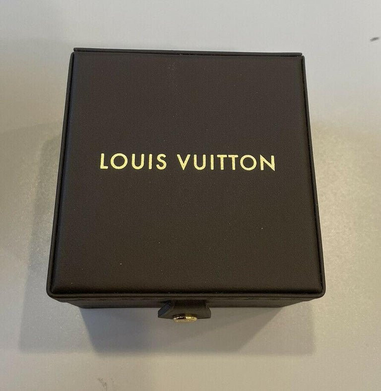 Authentic Louis Vuitton LV Pendant Necklace Box, Pouch and Outer Box ...