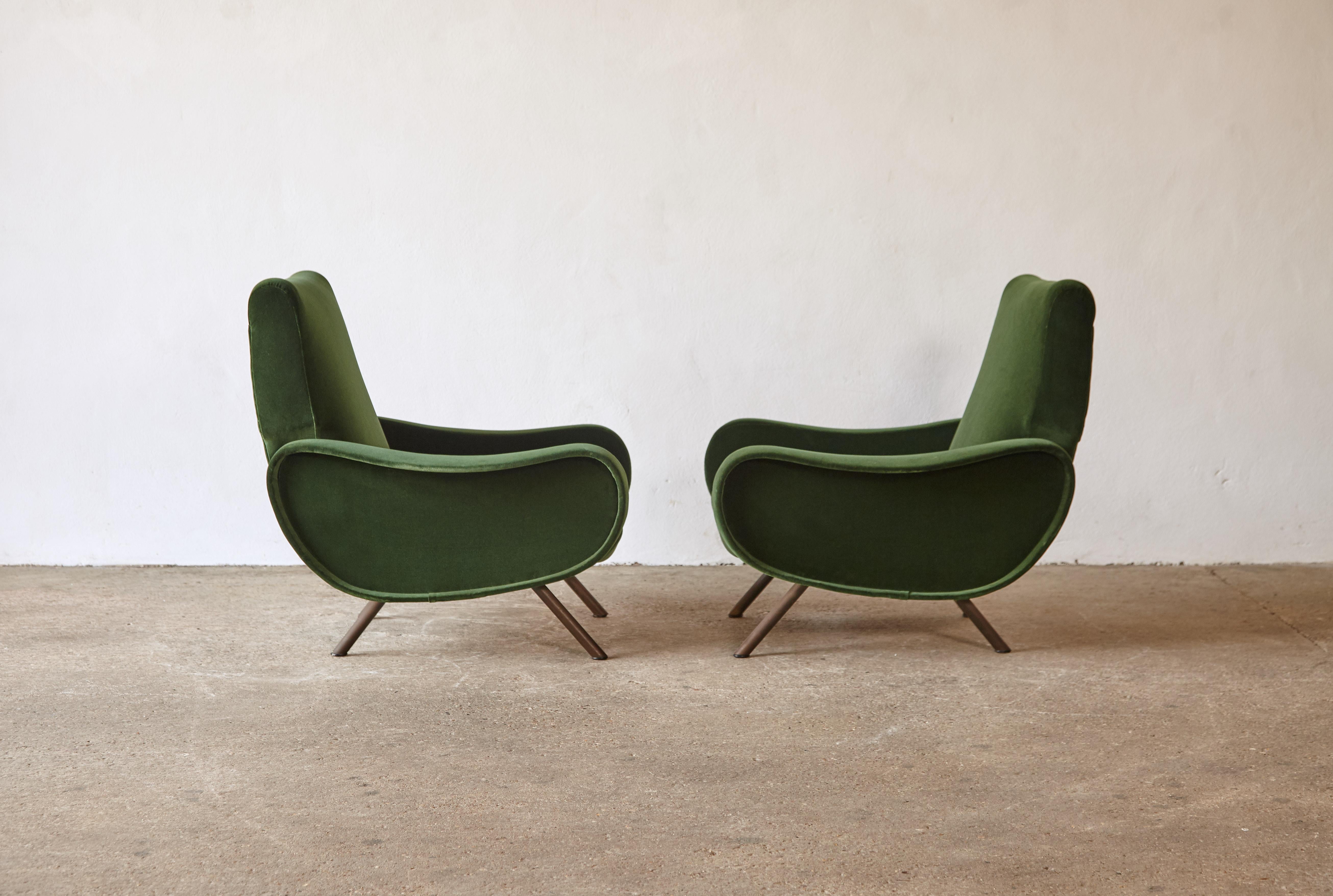 Authentic Marco Zanuso Lady Chairs, Arflex, Italy, 1950s, Newly ...