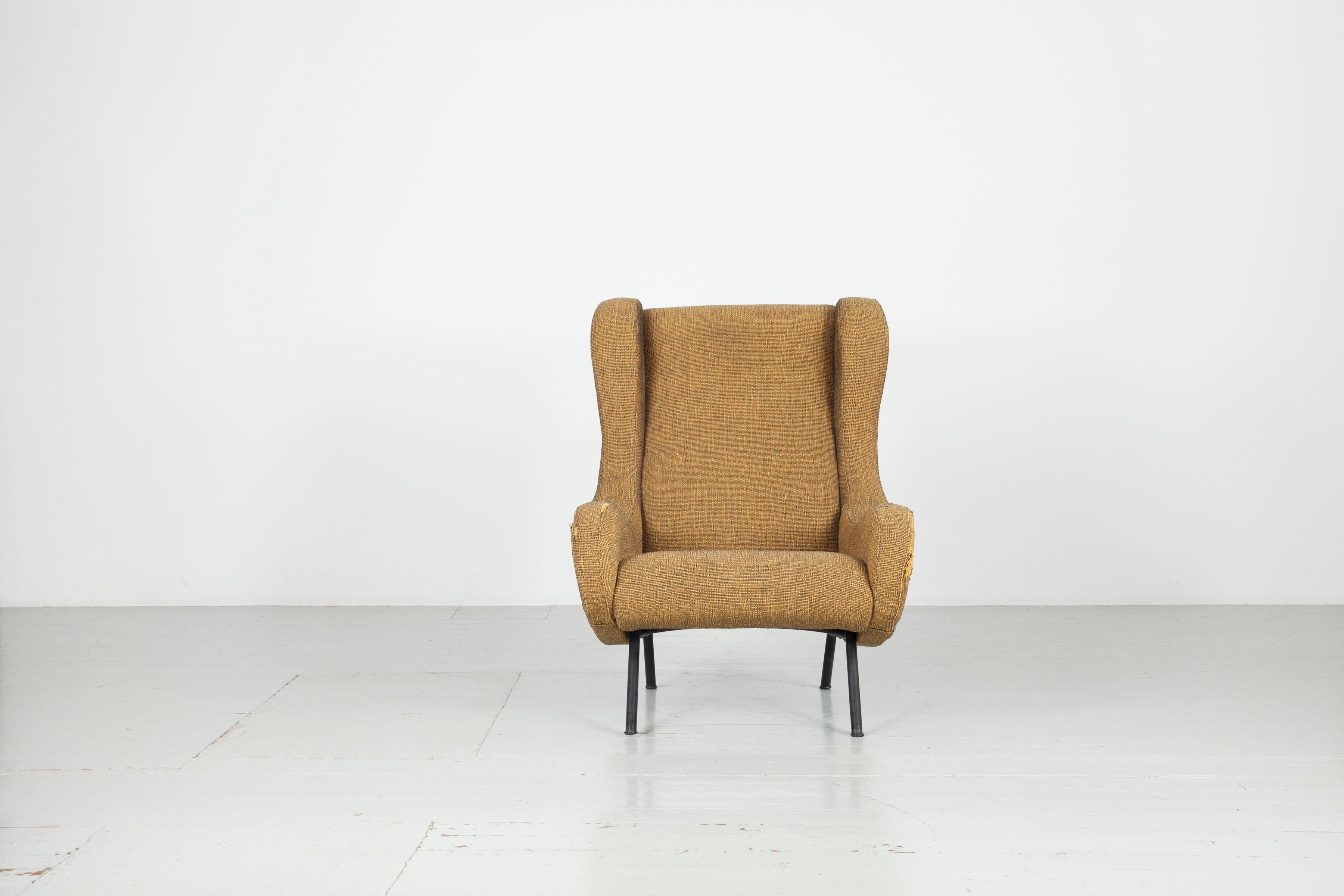 Authentic Marco Zanuso Senior Chair, Arflex, Italy, 1950s For Sale at ...