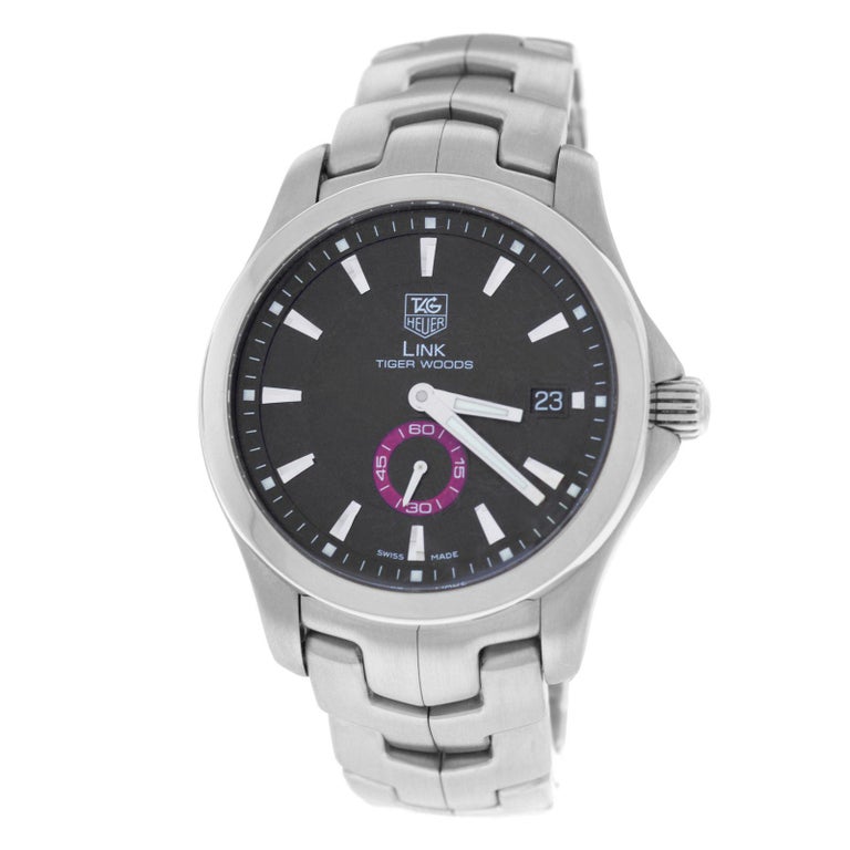 Authentic Men's Limited TAG Heuer Link Tiger Woods Automatic Watch For ...