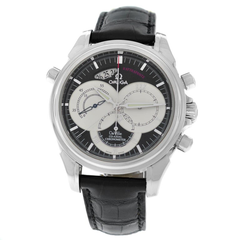 Authentic Men's Omega De Ville Rattrapante Chronoscope Co-Axial Watch ...
