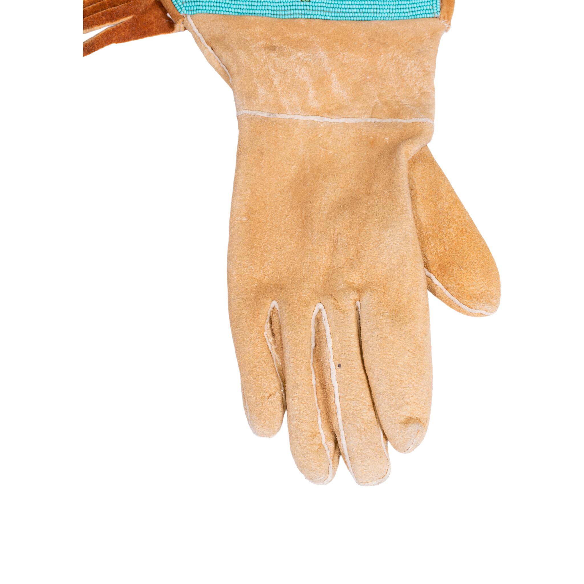 Authentic Native Nez Perce Tribe Beaded Gauntlets at 1stDibs | nez ...