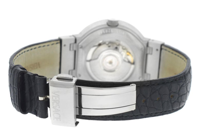 Authentic New Unisex Versace Madison Steel Automatic Watch For Sale at ...