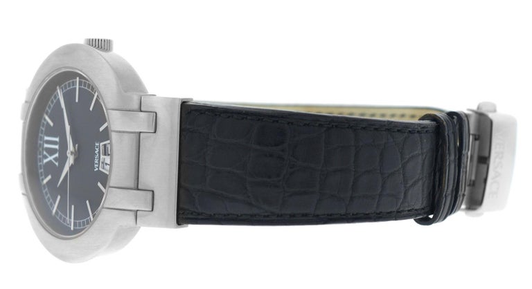 Authentic New Unisex Versace Madison Steel Automatic Watch For Sale at ...