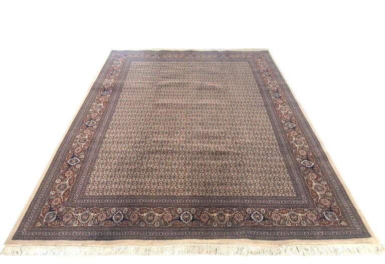 Authentic Persian Hand Knotted All-Over Fish Design 'Mahi' Tabriz Rug ...