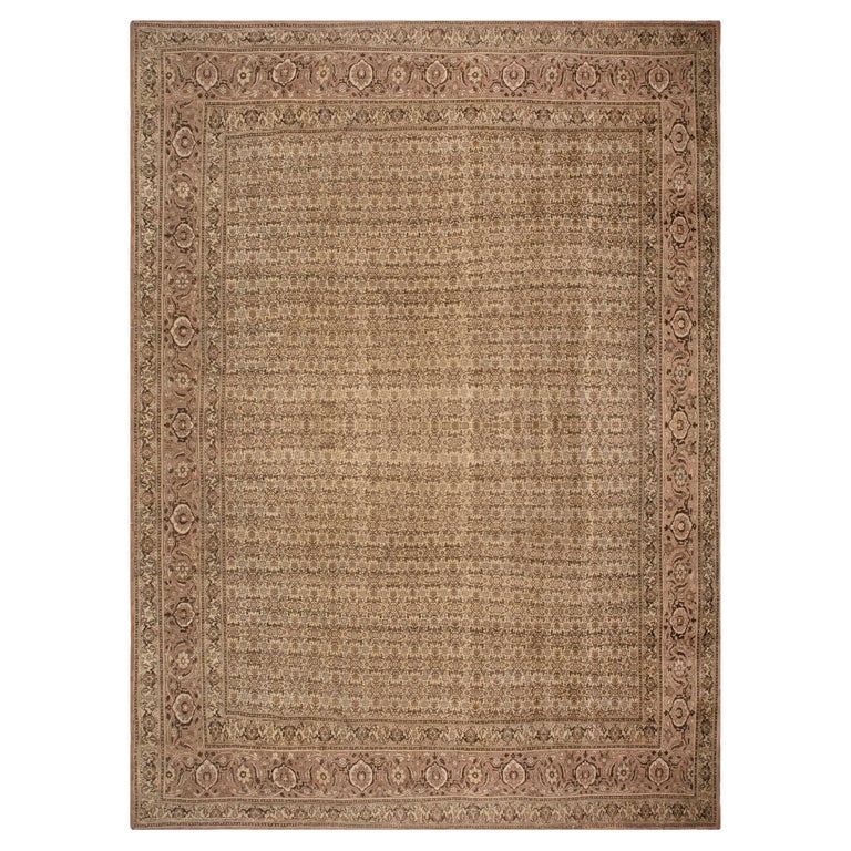 Authentic Persian Tabriz Handmade Wool Rug For Sale at 1stDibs