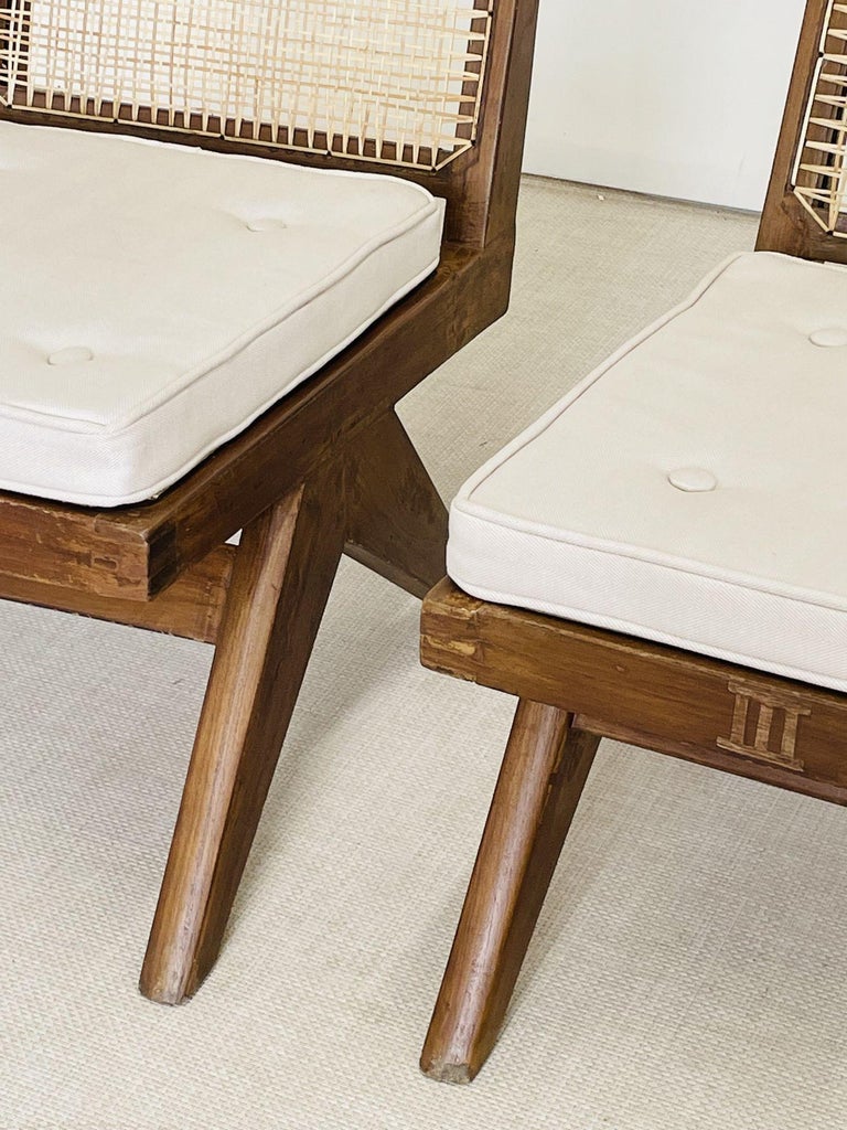Pierre Jeanneret Armless Easy Chairs, Lounge / Slipper, Mid-Century For ...