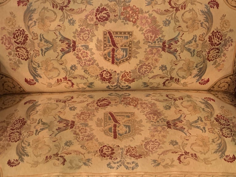 Authentic Renaissance Velvet Italian Tuscan Sofa, 19th Century at ...