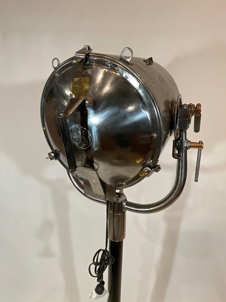 Authentic Ships Signal Spotlight on Stand For Sale at 1stDibs