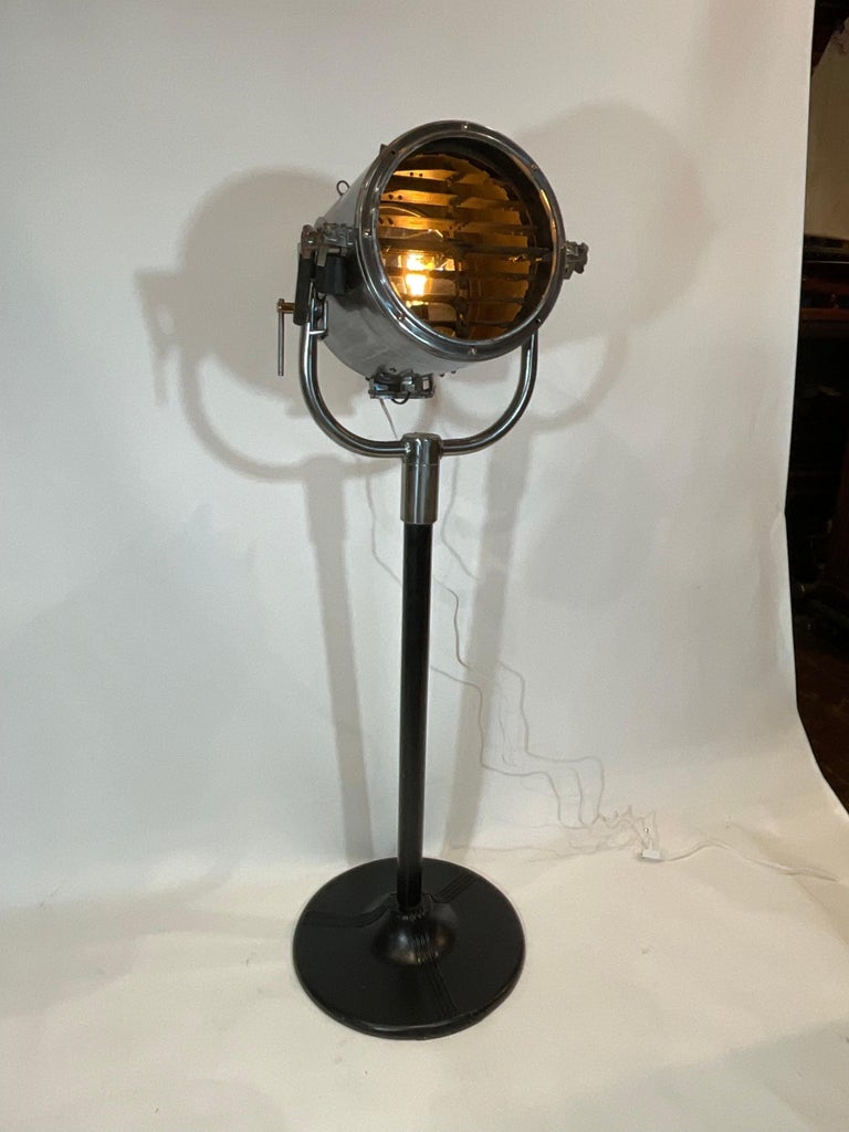 Authentic Ships Signal Spotlight on Stand For Sale at 1stDibs
