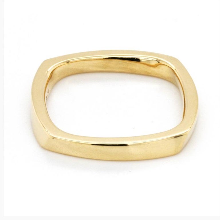 Authentic Tiffany and Co. 18k Yellow Gold Frank Gehry Torque Ring at ...