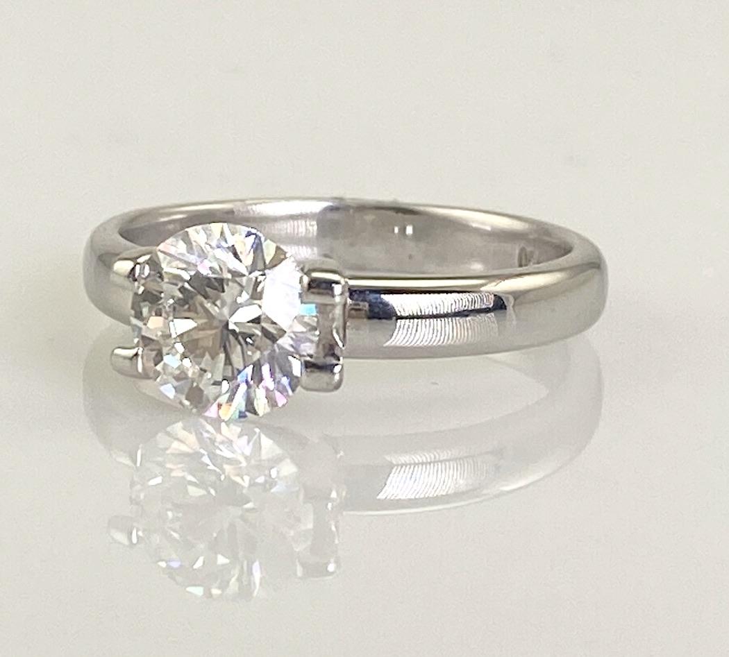 Authentic Tiffany& Co Diamond 1.37 Set in Authentic Tiffany&Co ...