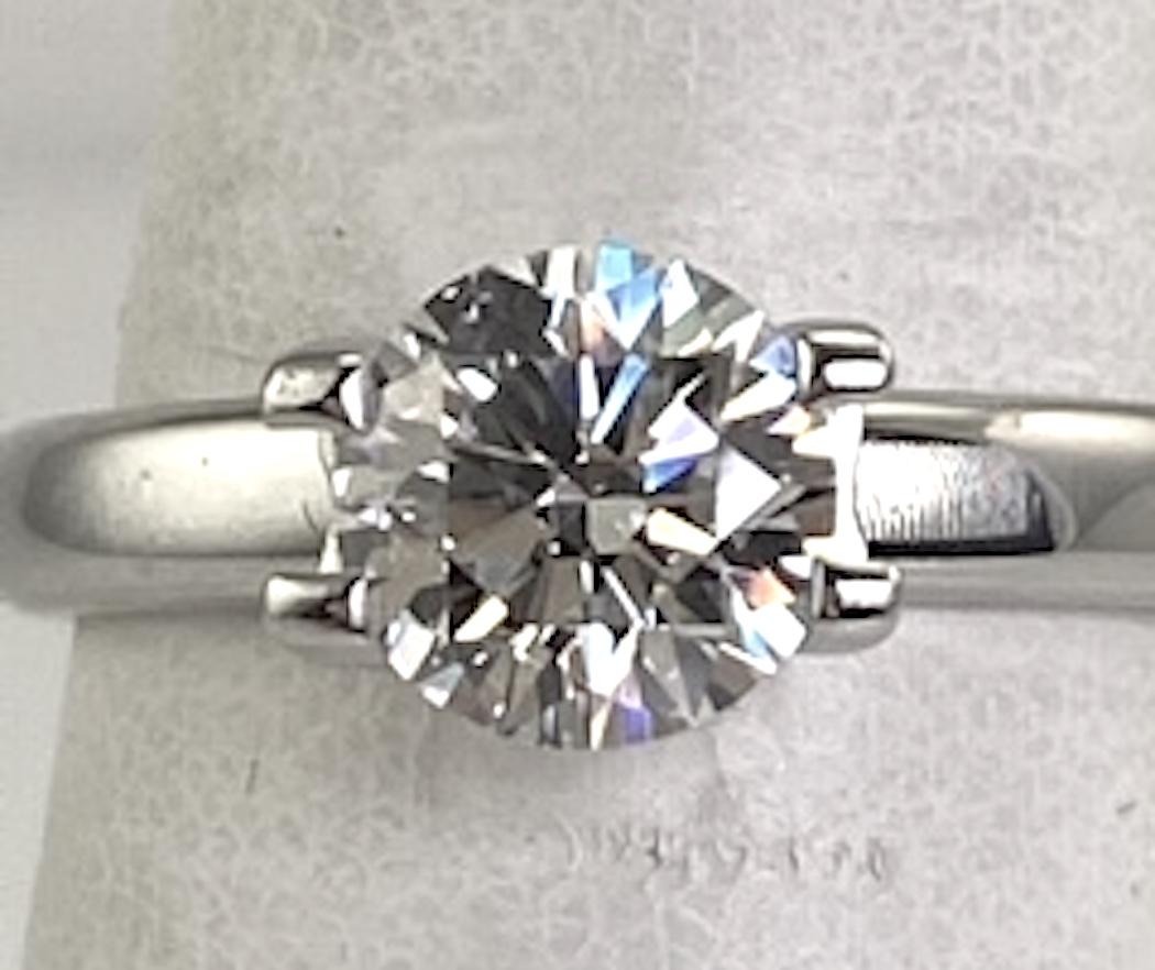 Authentic Tiffany& Co Diamond 1.37 Set in Authentic Tiffany&Co ...