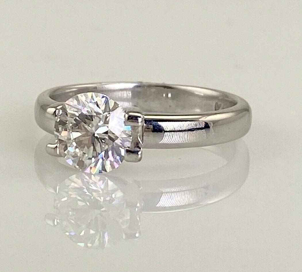 Authentic Tiffany& Co Diamond 1.37 Set in Authentic Tiffany&Co ...
