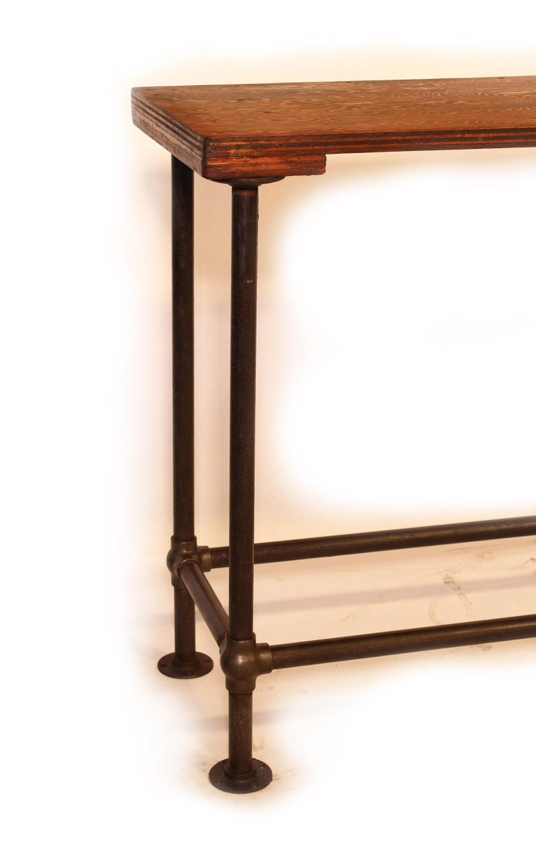 Authentic Vintage Industrial Cast Iron Bubble Pipe Joint Display / Sofa ...