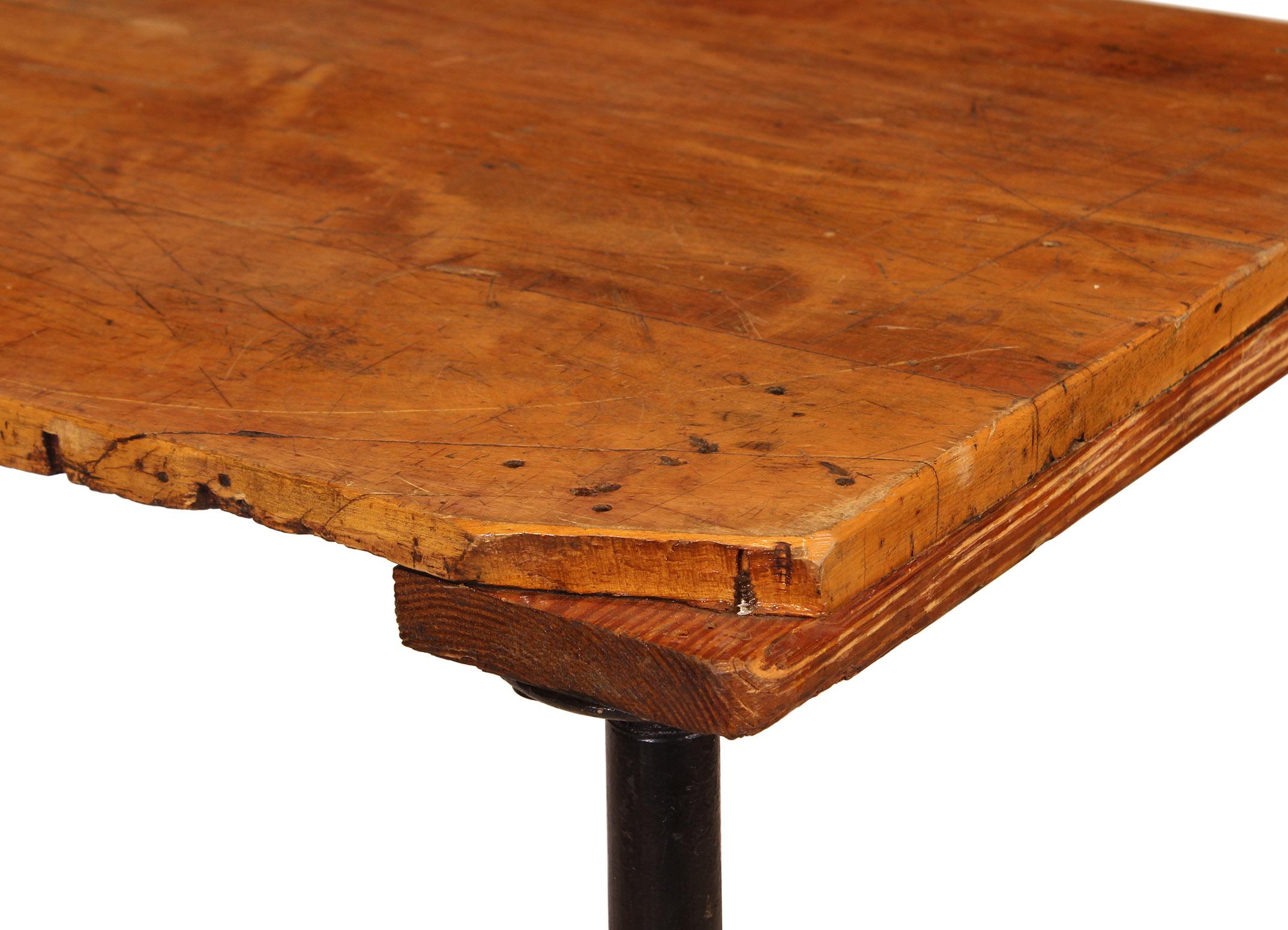 Authentic Vintage Industrial Rolling Printing Table or Cart at 1stDibs ...