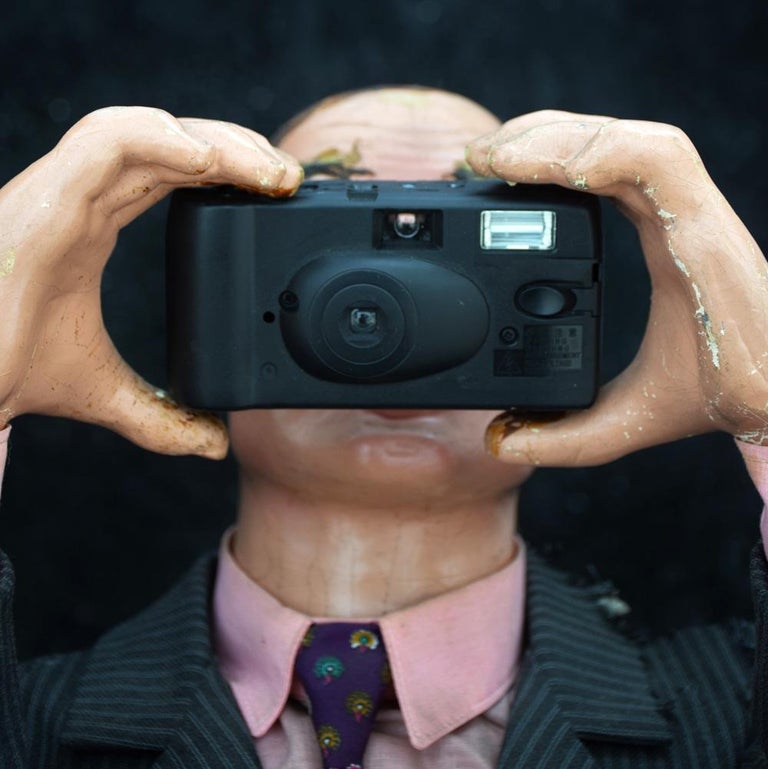 Automaton Advertising Camera Man at 1stDibs