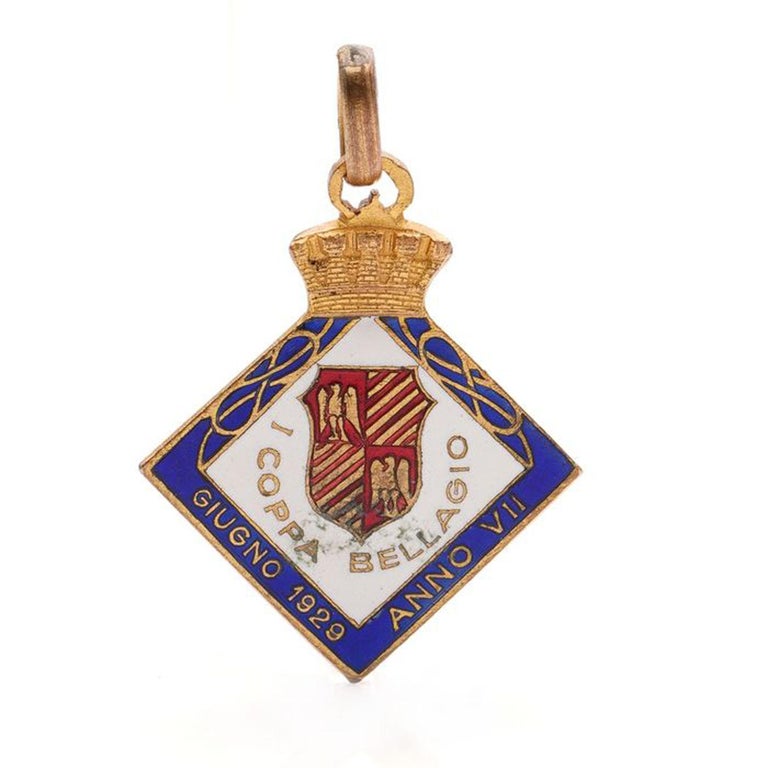 Automobile Club Como 1st Coppa Bellagio Como 1929 Medal For Sale at 1stDibs