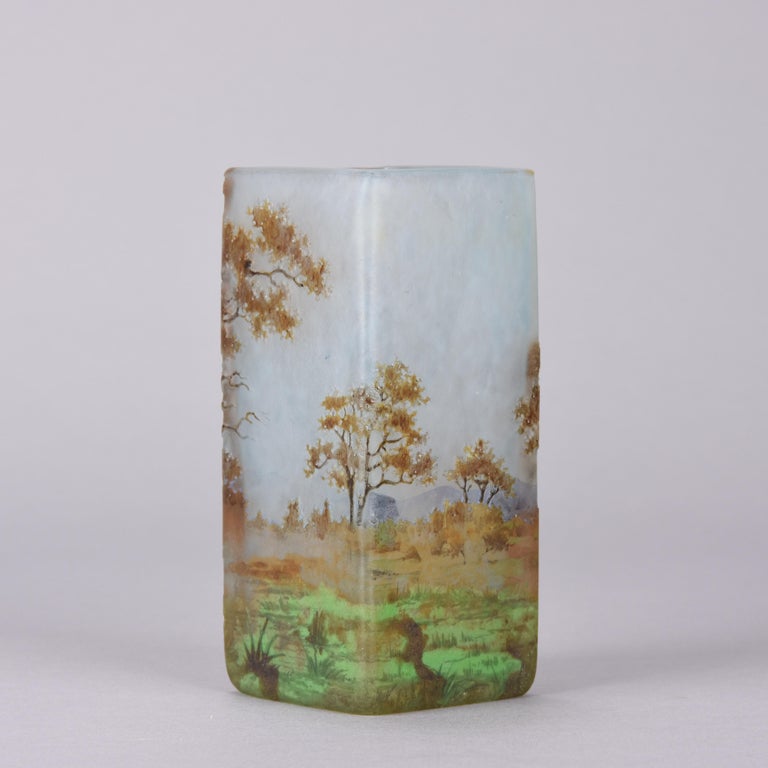 "Autumn Landscape" by Daum Frères at 1stDibs