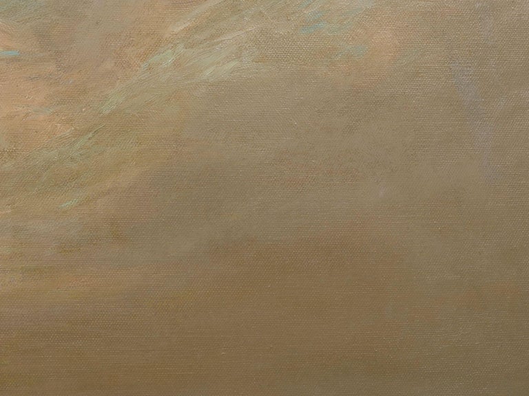 “Autumn Stream” American Tonal Impressionist Landscape Painting by Hal ...