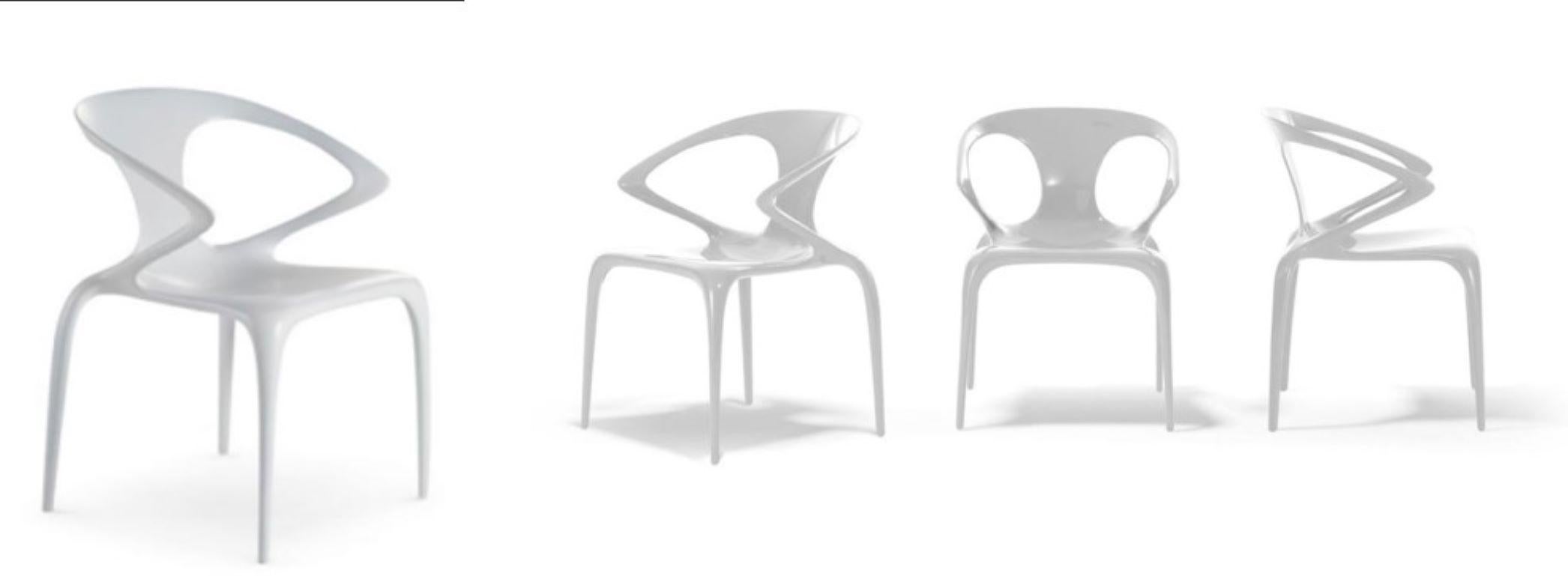 AVA Chair by Song Wen Zhong for Roche Bobois, Set of 4 For Sale at 1stDibs | ava chair roche bobois