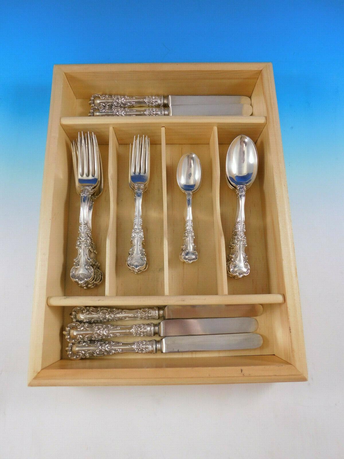 Avalon by International Sterling Silver Flatware Set for 6 Service 30 ...