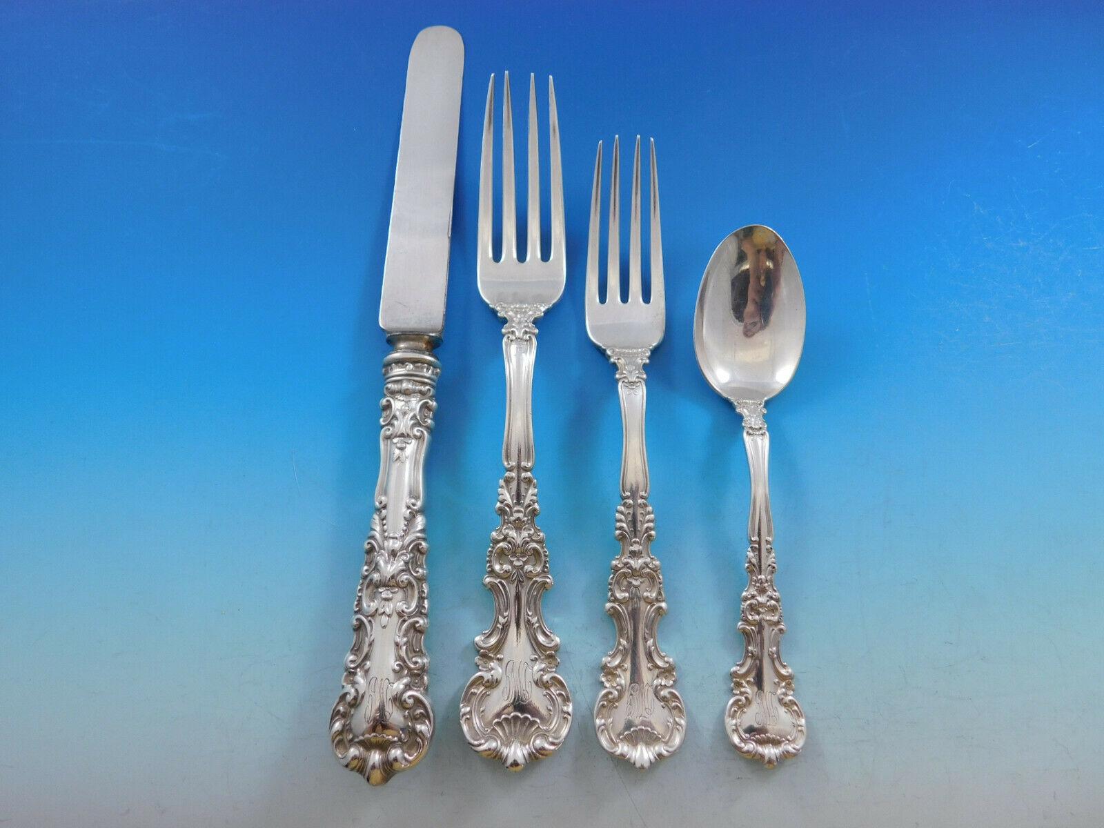 Avalon by International Sterling Silver Flatware Set for 6 Service 30 ...