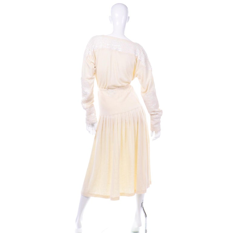 Avant Garde 1980s Gene Ewing 3pc Vintage Skirt Sequin Top and Oversized ...