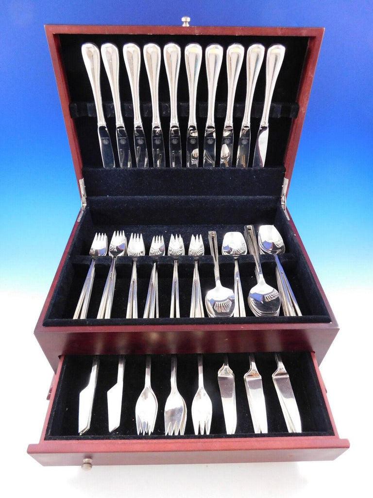 Avanti by Codan Mexican Sterling Silver Flatware Set for 10 Service 90 ...
