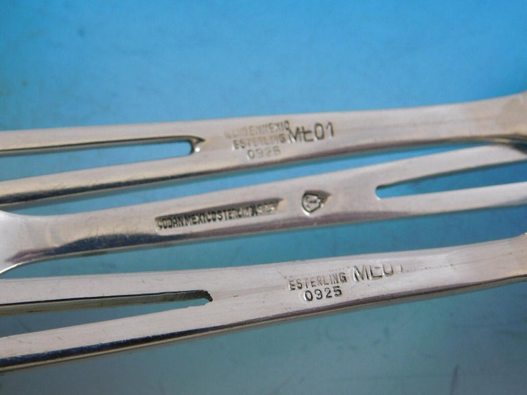 Avanti by Codan Mexican Sterling Silver Flatware Set for 10 Service 90 ...