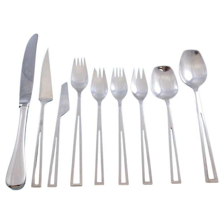 Avanti by Codan Mexican Sterling Silver Flatware Set for 10 Service 90 ...