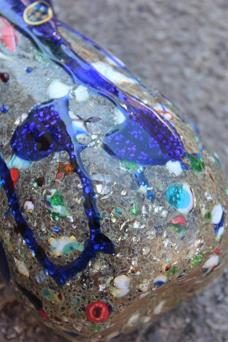 Avem Murano Glass Pitcher Cobalt Blue Murano Glass Italian Design ...