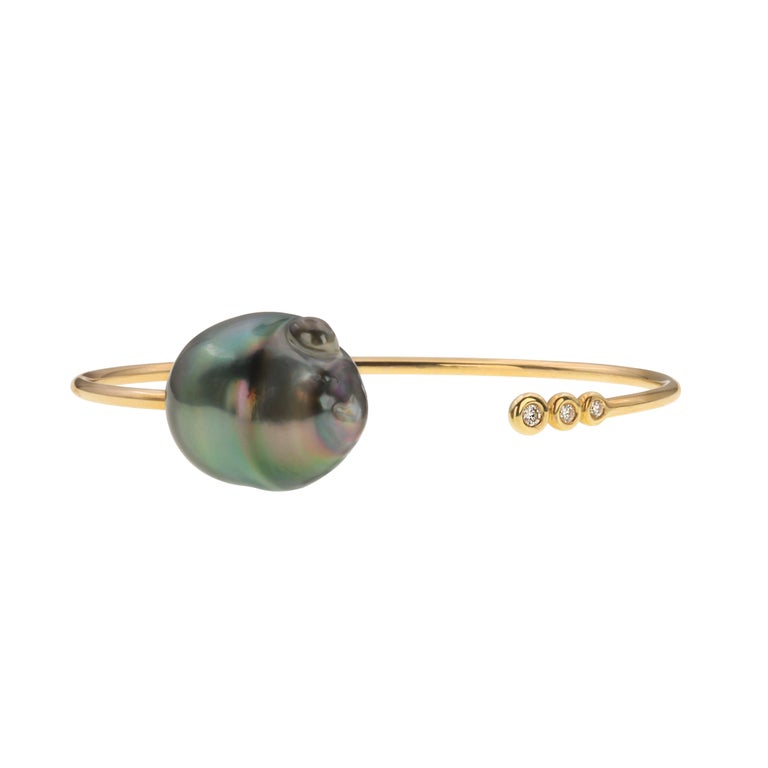Aventina-Spencer / Marc'Harit, 'Cosmo' Diamond, Tahitian Pearl, 18k ...