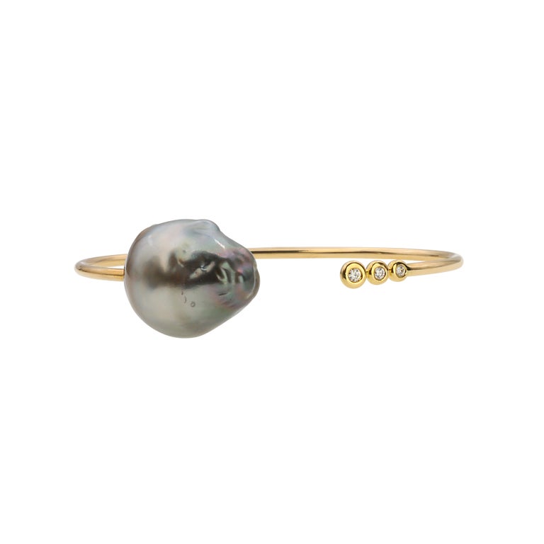 Aventina-Spencer / Marc'Harit, 'Cosmo' Diamond, Tahitian Pearl, 18K ...