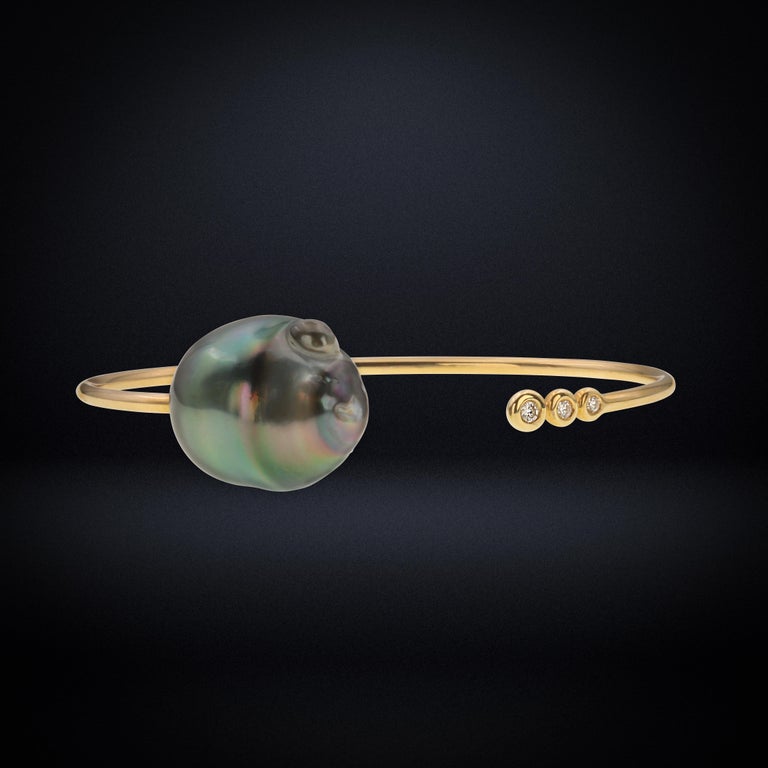 Aventina-Spencer / Marc'Harit, 'Cosmo' Diamond, Tahitian Pearl, 18k ...