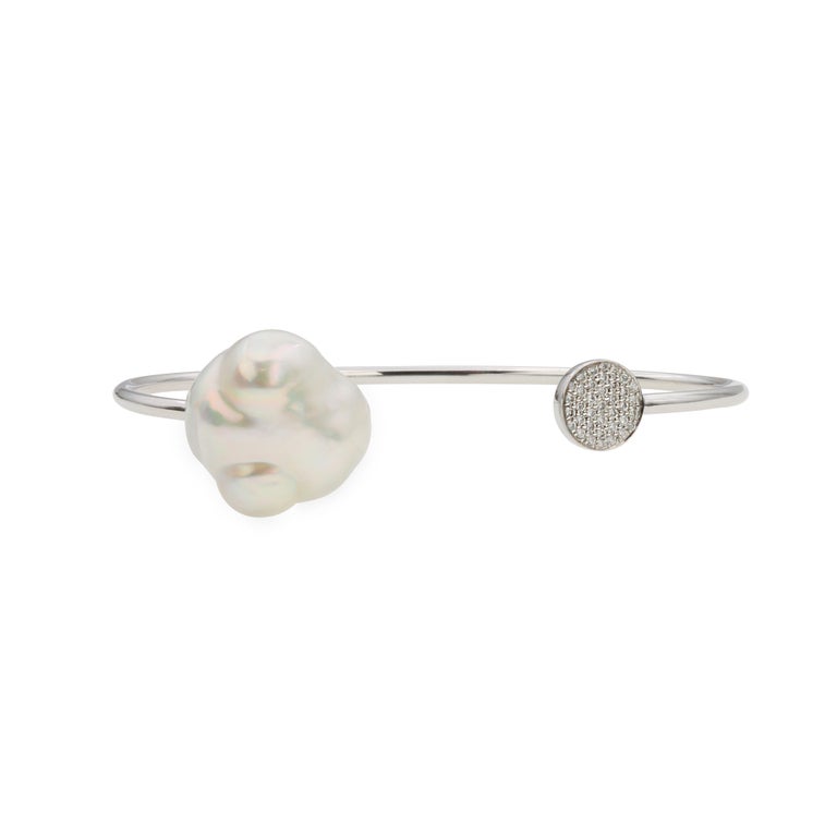 Aventina-Spencer/Marc'Harit, 'Cosmo Pavé Bangle', South Sea Pearl ...
